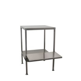 Stainless steel table 24'' x 24'' with adjustable tray