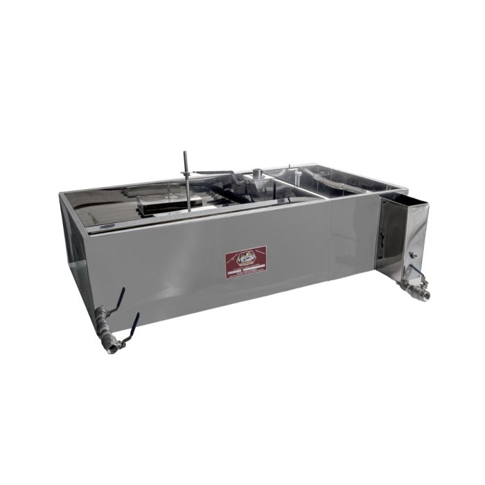 Vermonter Boiling Pan - 2' X 4' - Combination Syrup / Flue Pan - Raised ...